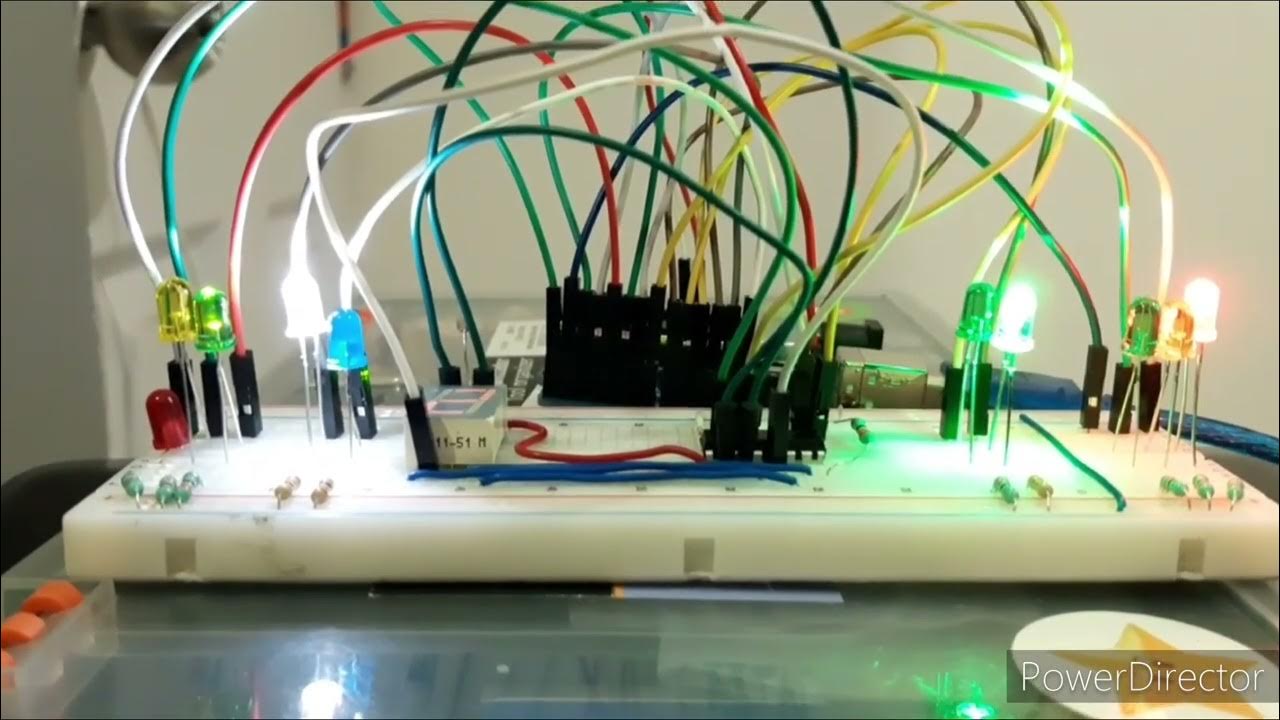 2 semáforos con cronómetro - Arduino Uno, Display 7segmentos y SN74LS48N - YouTube