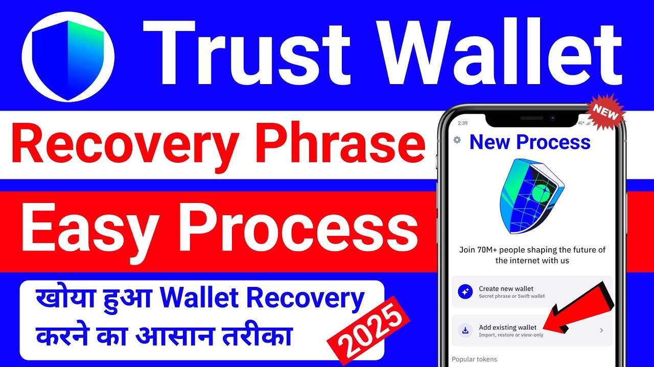 Trust Wallet recovery phrase l Trust Wallet recovery kaise kare l trust ...