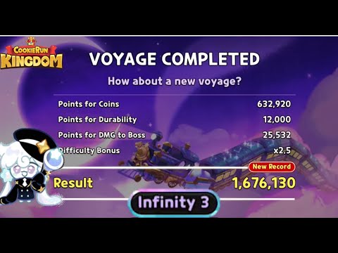 The Dream Express Infinity Lvl 3 Full Gameplay | Cookie Run Kingdom ...