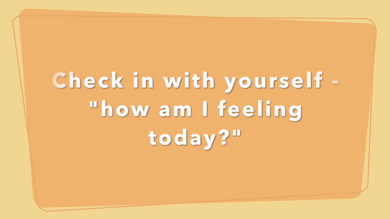 Do a Feelings Check In - YouTube