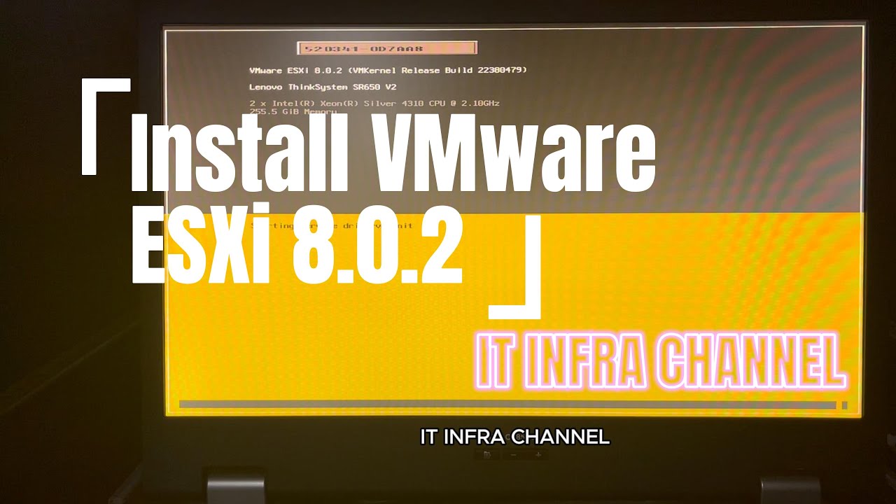 INSTALL VMWARE ESXi 8.0.2 on Lenovo Server !!! - YouTube