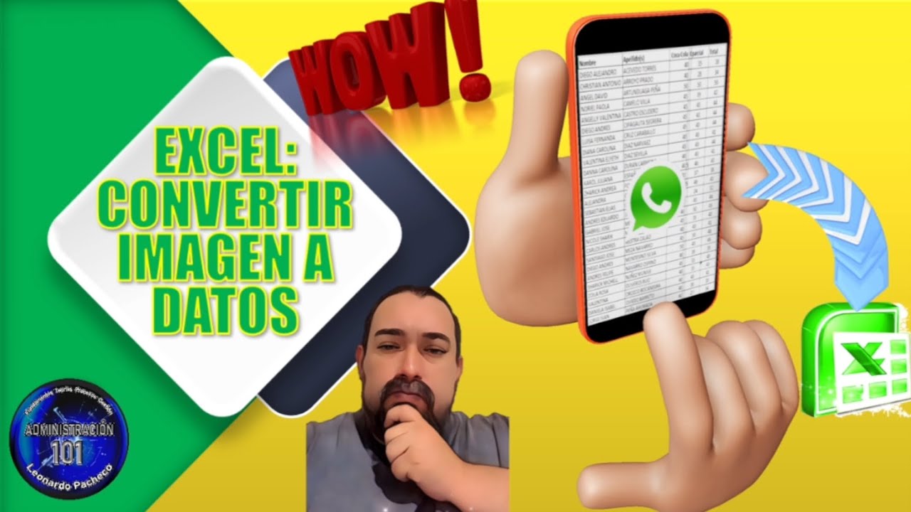 Convertir Imagen a Datos en Excel! - YouTube