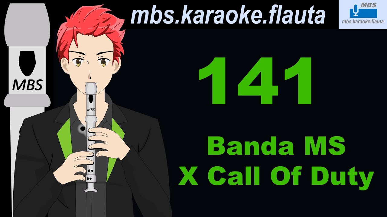 "141" Banda MS X Call Of Duty Flauta Dulce Cover By MBS Tutorial ...