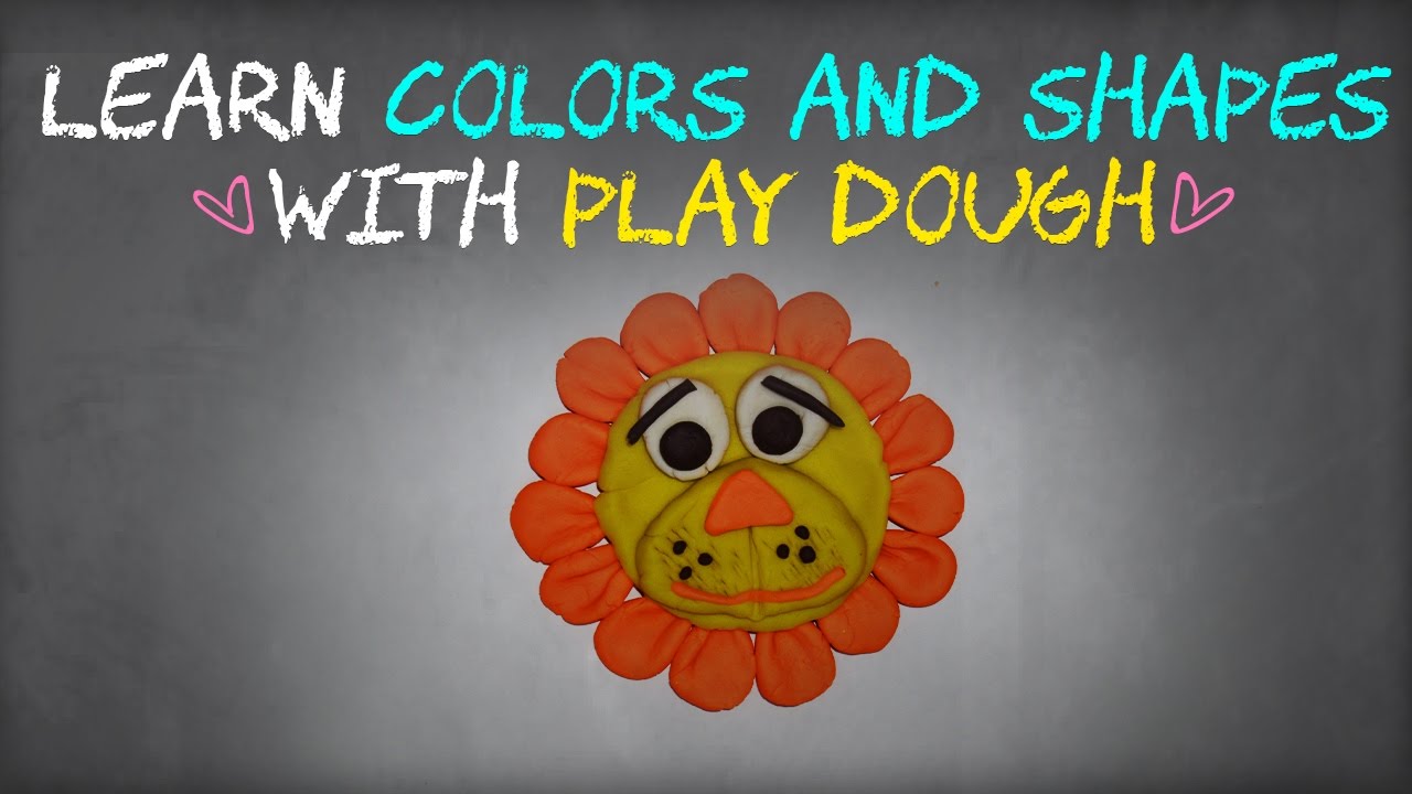 Learn Colors and Shapes with Play Dough and Loin | Educational and Fun ...