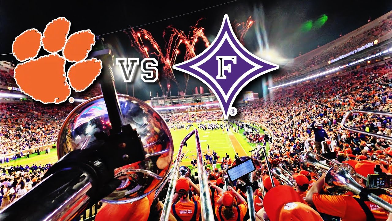 Clemson VS Furman | Full Stands Highlights - YouTube