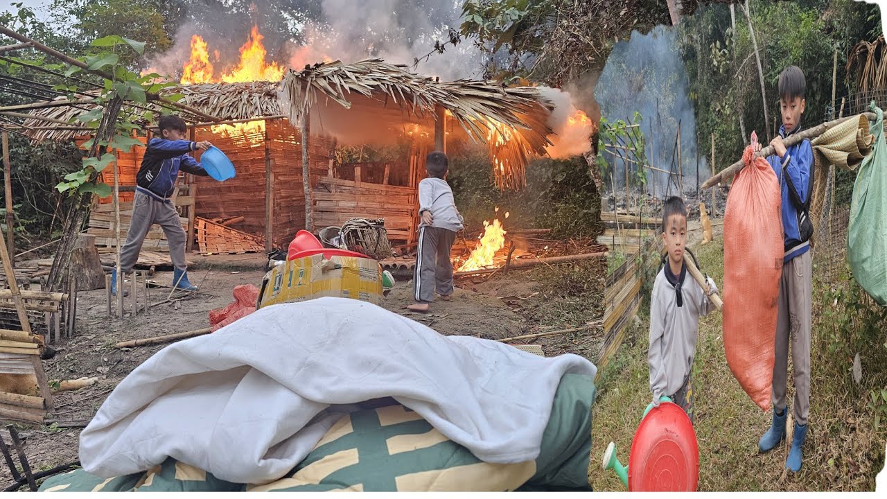 Orphan boy: bad guys attack, burn down house - What will life be like ...