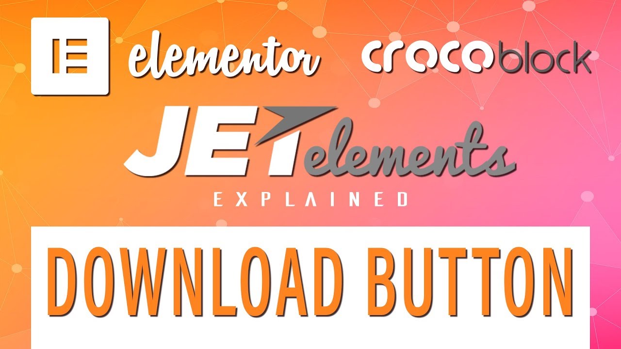 Download Button | JetElements | Crocoblock | Elementor Add-On - YouTube