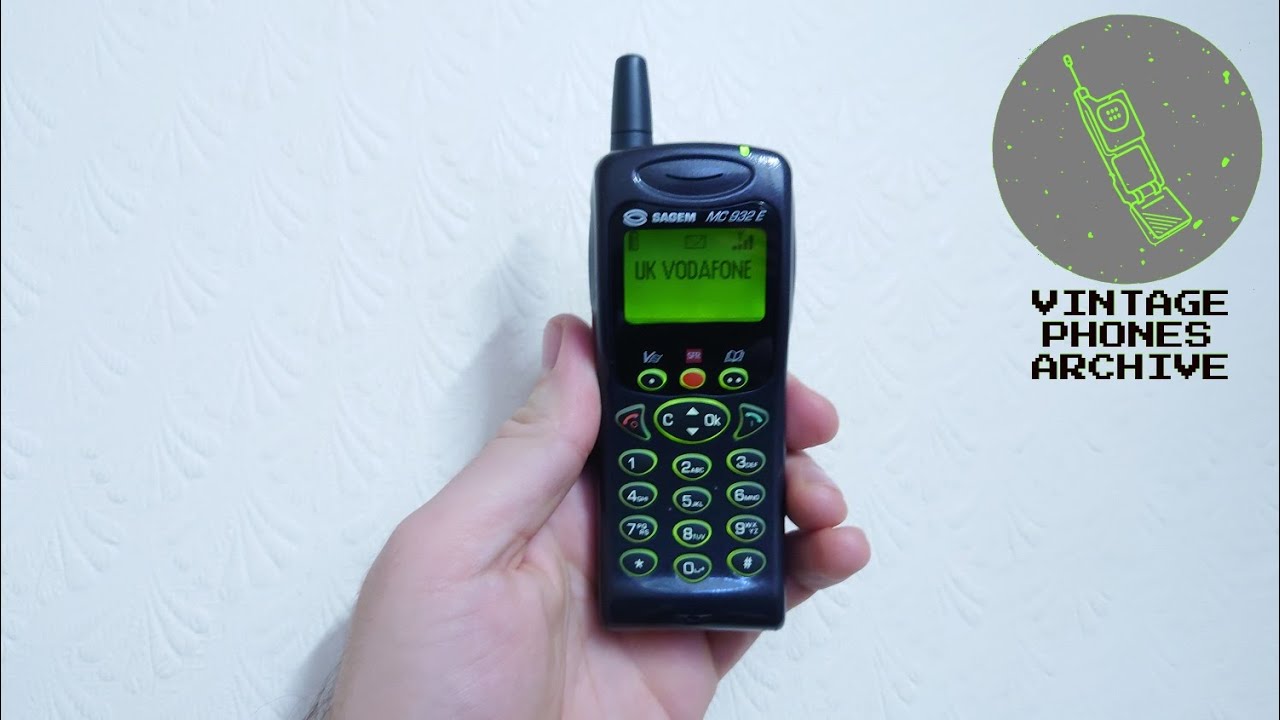 Sagem MC932E - A mobile phone with credit card reader - YouTube