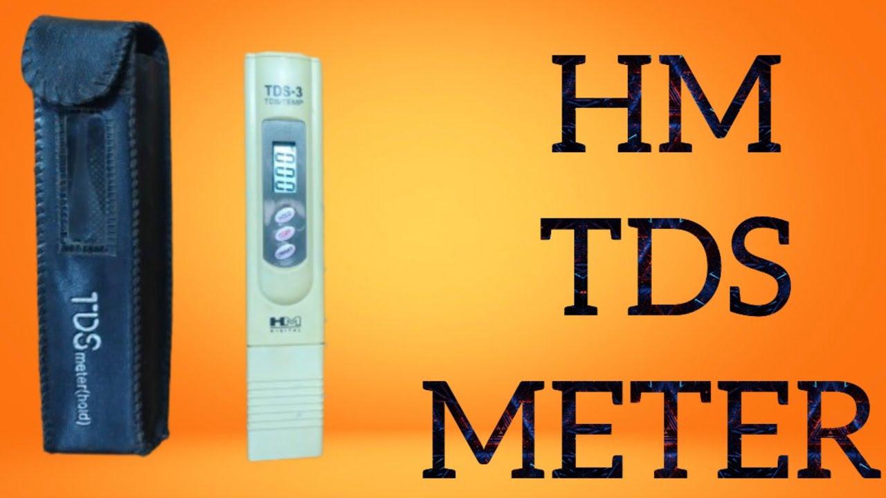 HM Digital tds meter TDS 3 - YouTube