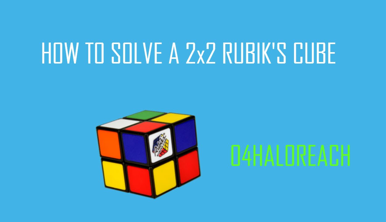How to solve a 2×2 rubik's cube the easy way - YouTube