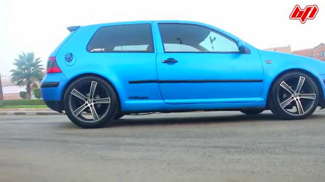 Blue VW Golf 4 - YouTube