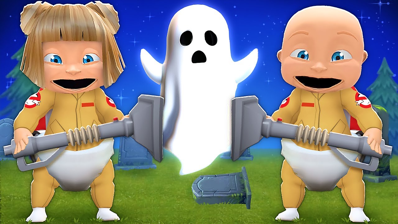 Baby & Girlfriend Become Ghost Busters! - YouTube