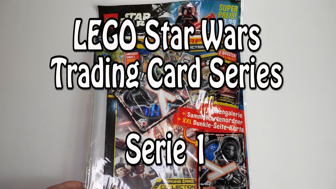 LEGO Star Wars Trading Card Series - Serie 1 (Starterpack) - YouTube