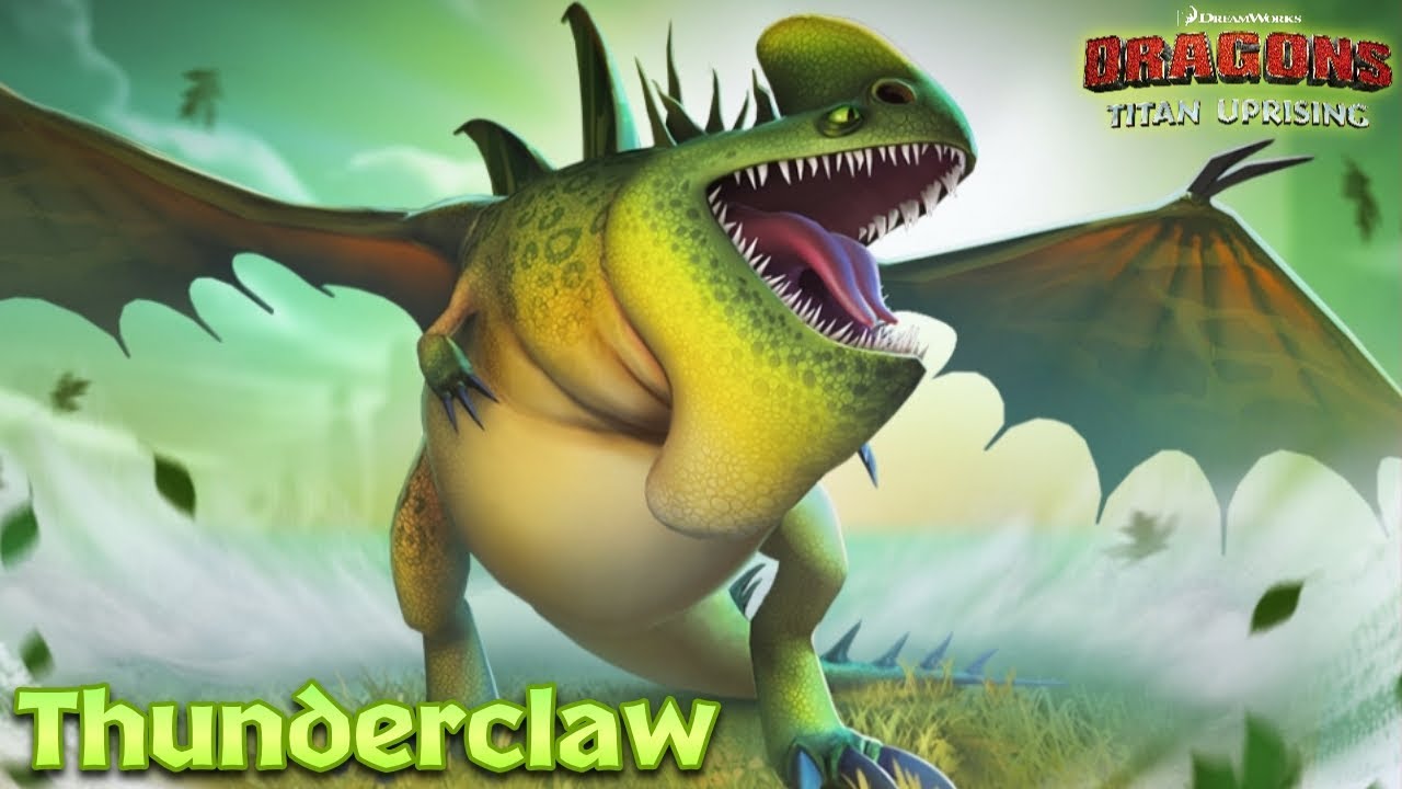 Thunderclaw - New Dragon Species | Dragons: Titan Uprising - YouTube