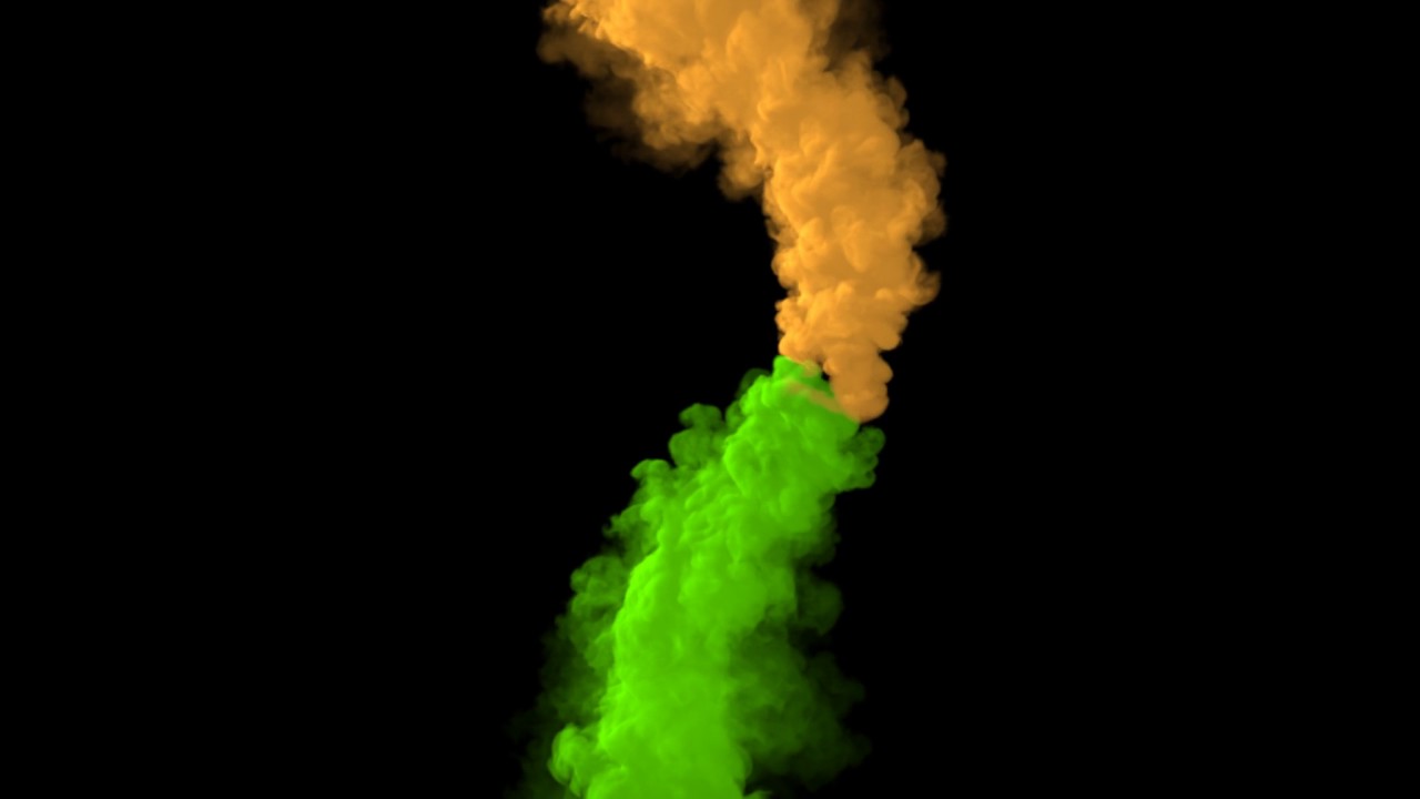 FumeFX Color Tornado 3ds max - YouTube