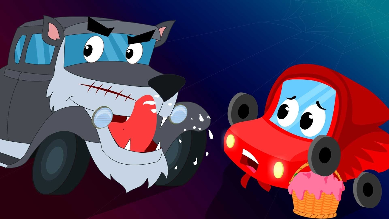 Little Red Car Rhymes - Little Red Car | Little Red Riding Hood | Car ...