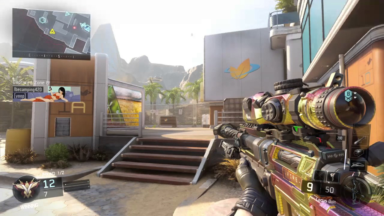 Amazing Wallrun Quickscope!!!! BO3 PS4 - YouTube
