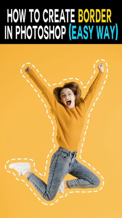 How To Create Border Around The Object In Photoshop #shorts #photoshop #photoshoptutorial #tips ...