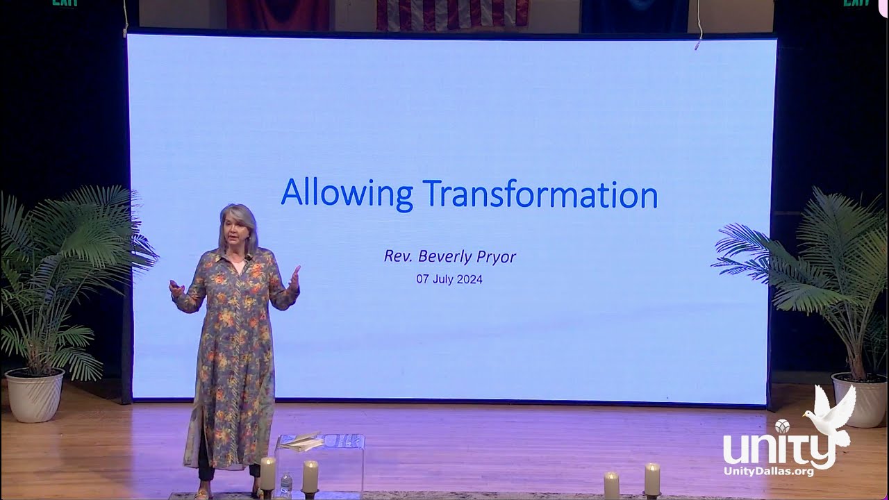 “Setting the Stage for Transformation” Sunday Service with Rev. Beverly ...