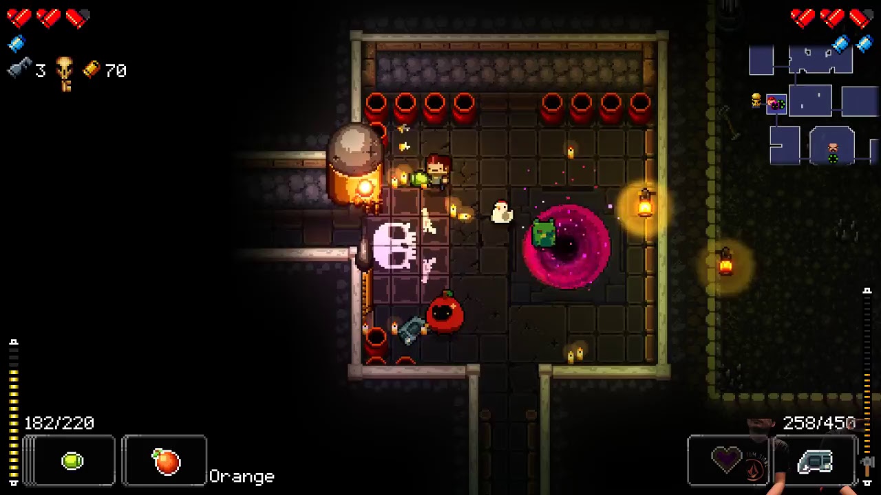 Enter The Gungeon - Chicken and Pig Run with Co-op Resourceful Rat ...