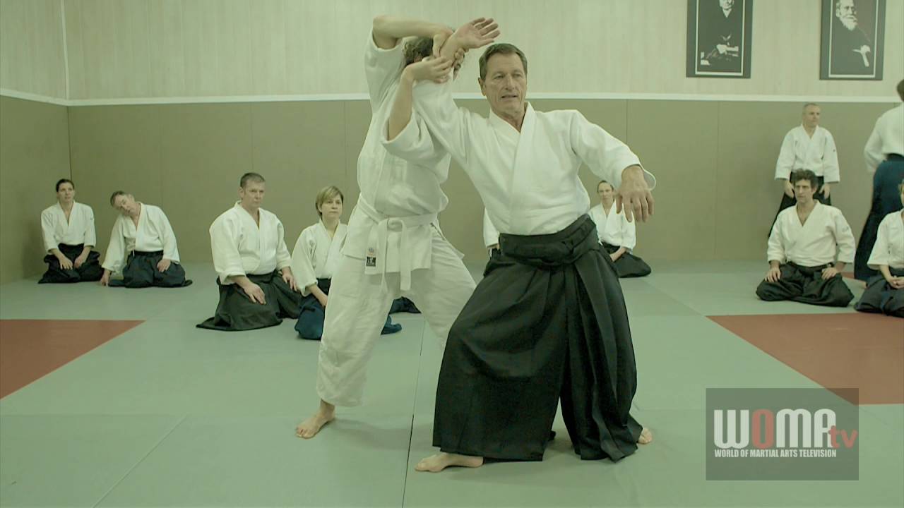 Aikido Technique 5 Finesse Christian Tissier - YouTube