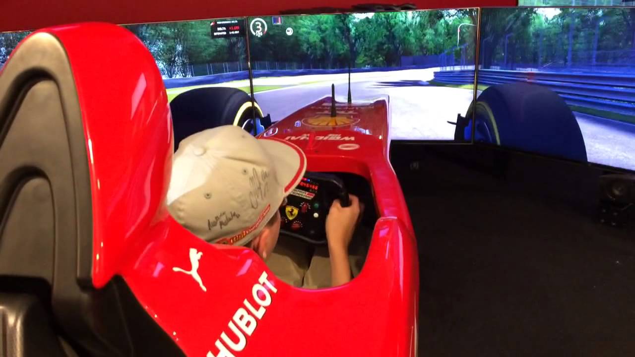 Florian F1 Simulator at Ferrari Factory, Maranello Italy - YouTube