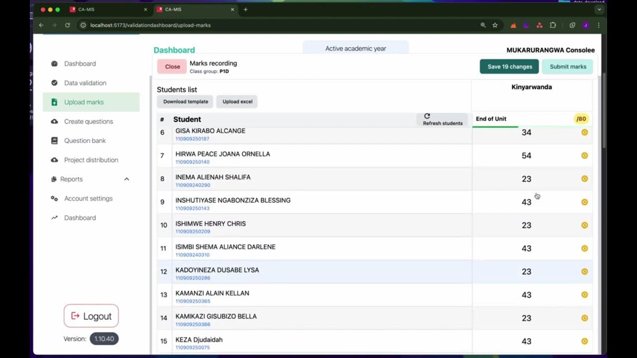 New way to upload Marks in CAMIS _ 2025 - YouTube