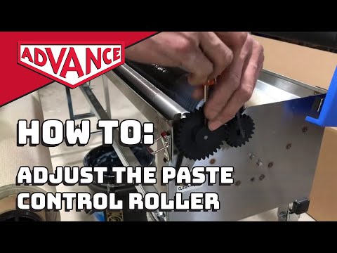 How to Adjust the Paste Control Roller (Paste Mate) | Advance Equipment ...