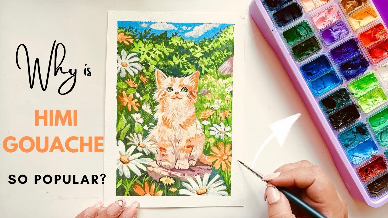 Why Is HIMI Gouache So Popular? | Honest Review + Painting a Ghibli ...