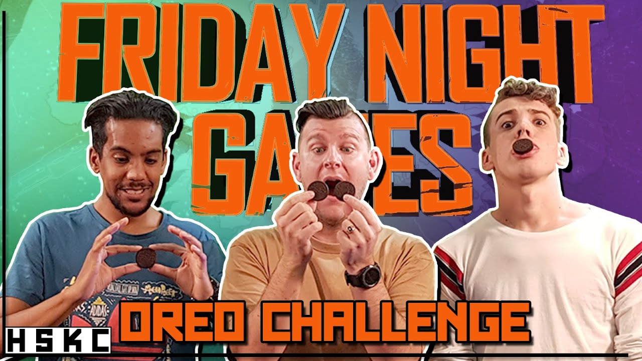 Friday Night Games - Oreo Challenge - YouTube