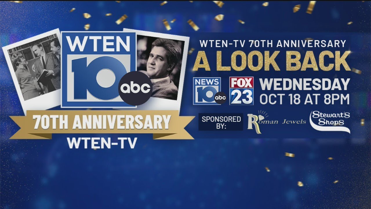 WTEN celebrates its 70th anniversary! - YouTube