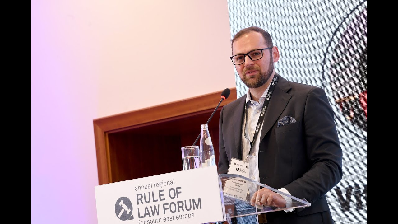 Rule Of Law Forum 2022 - Opening Speech by Pavel Usvatov - YouTube