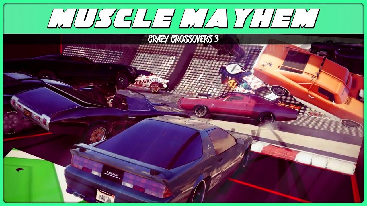 GTA 5 Racing - Crazy Crossovers #3 | Muscle Mayhem! - YouTube