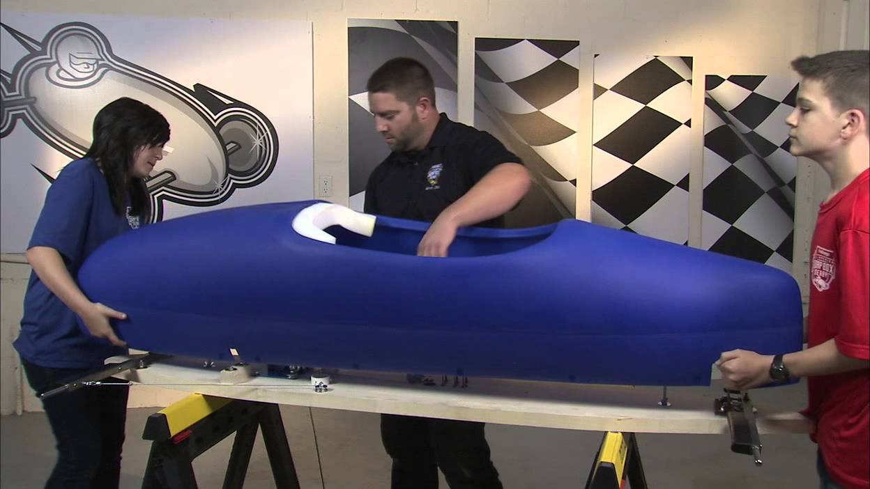 Super Stock Car - Step 12 - Shell Installation - YouTube