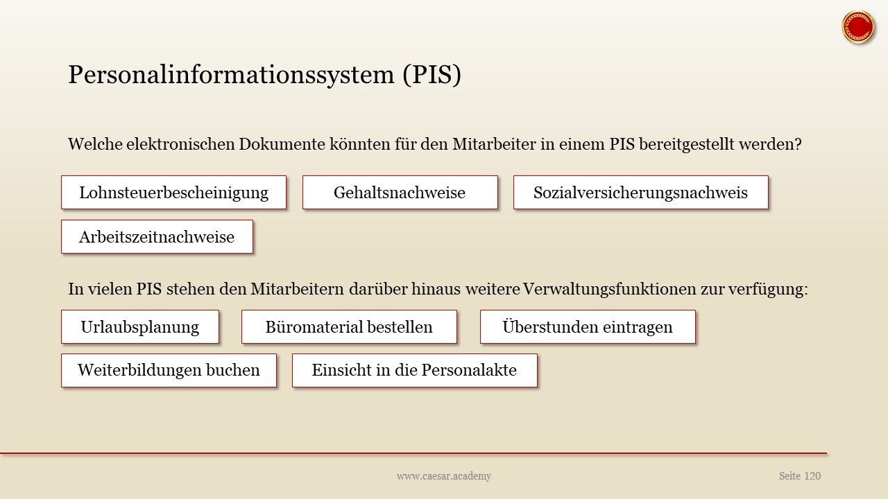 Personalinformationssystem (PIS) - 👨🏼‍🎓 EINFACH ERKLÄRT 👩🏼‍🎓 - YouTube
