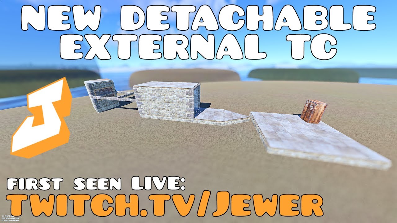 Detachable External TC #jewer #rust #rustgameplay #rustconsole # ...