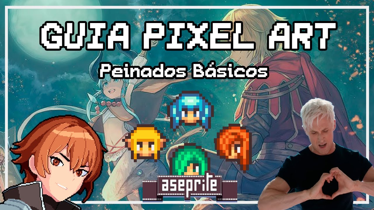 🖌️GUIA PIXEL ART #15 – Peinados Básicos - YouTube
