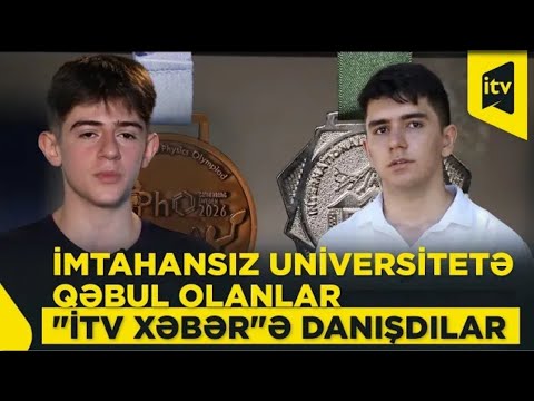 Onlar İmtahan Vermədən Universitetlərə Qəbul Olaraq Tələbə Adını Qazandılar 👏Video: İTV