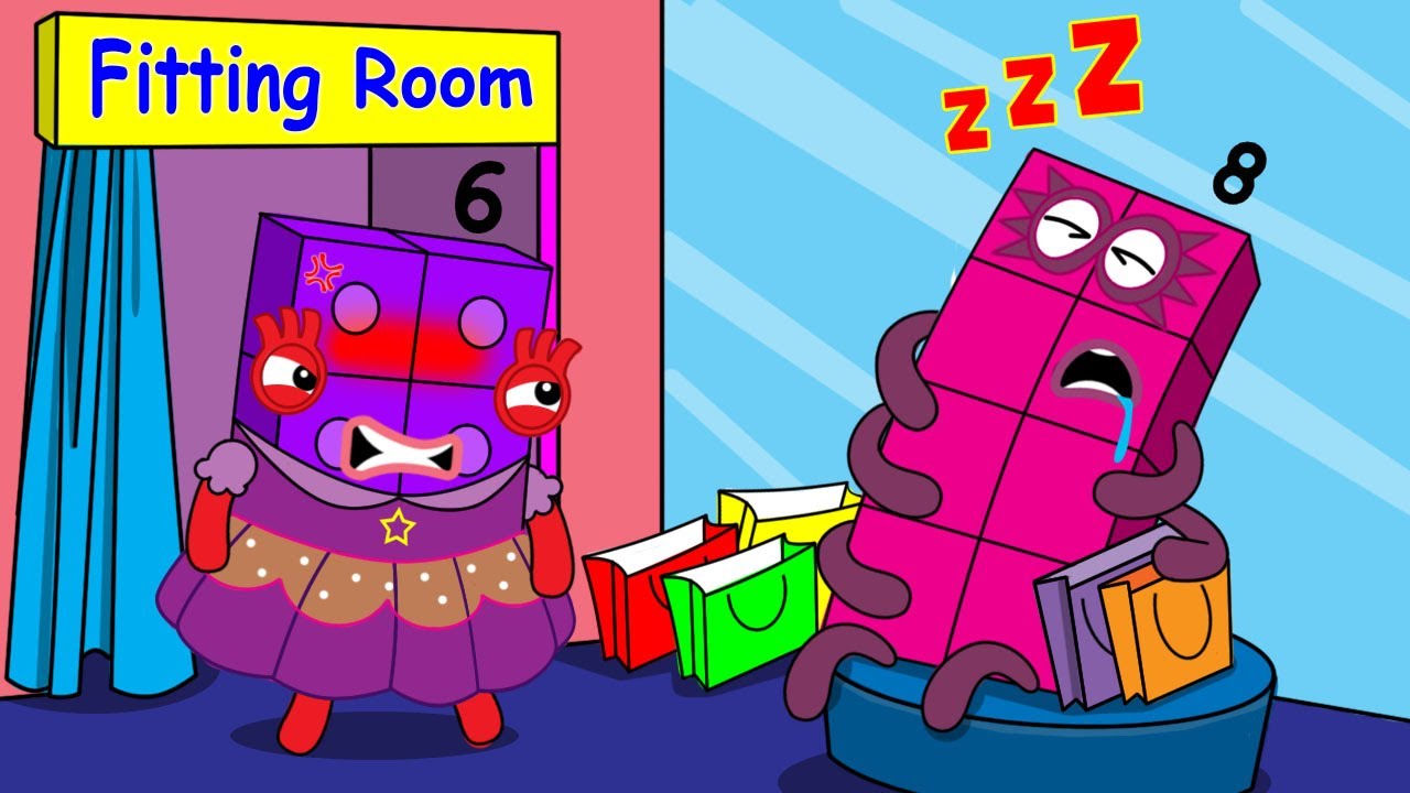 Don't feel upset Numberblocks 6 | Numberblocks fanmade coloring story ...