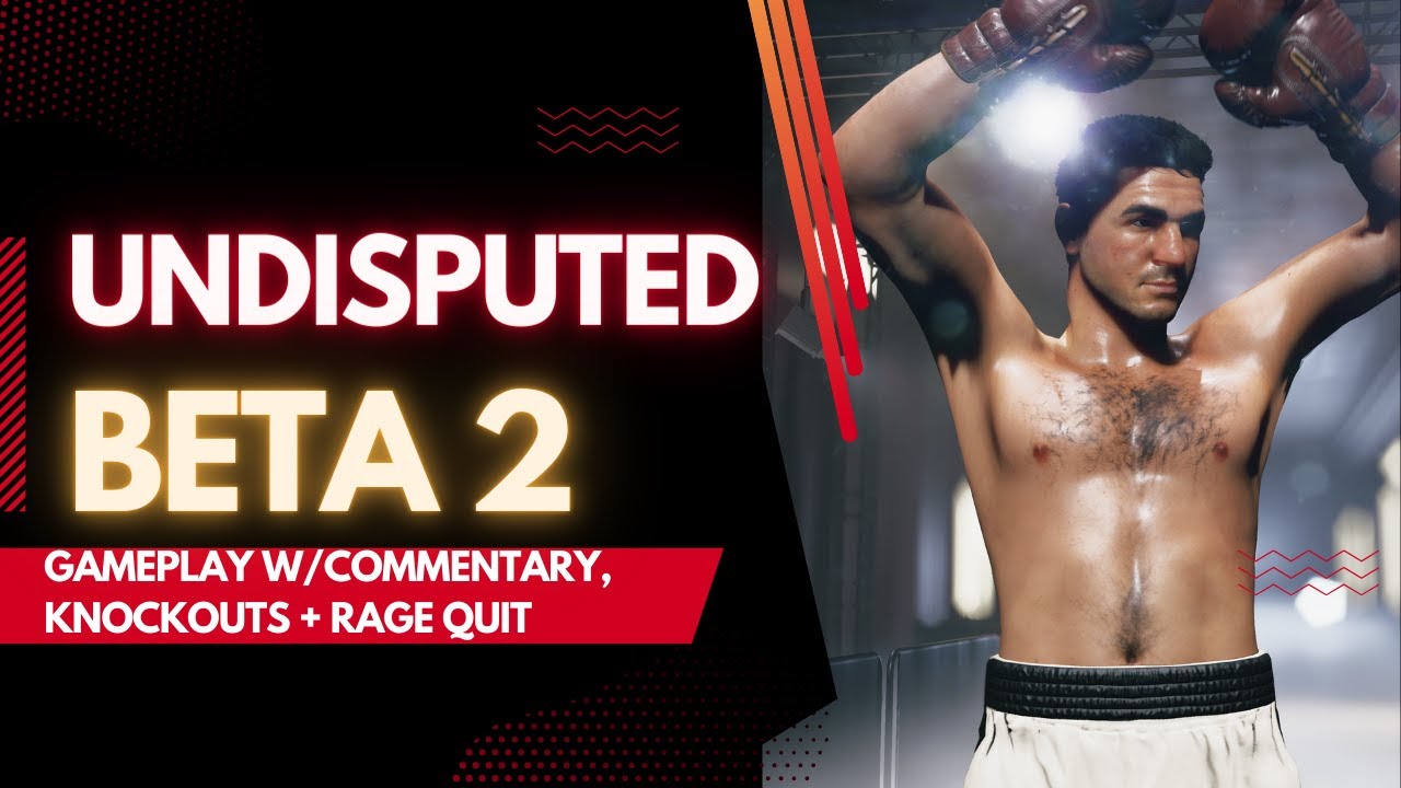 Undisputed Gameplay 4k60 (commentary) | Knockouts and rage quit lmao ...