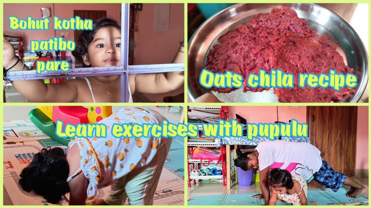 Bohut kotha pate pupulue | Breakfastot oats chila bonalu | Step by step ...