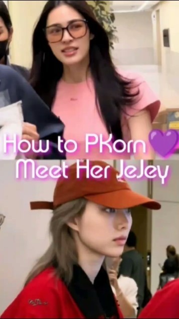 How did PKorn💜Meet Her JeJey at the Caltex Event 🙂💜🌈 #LingOrm #หลิงออม - YouTube