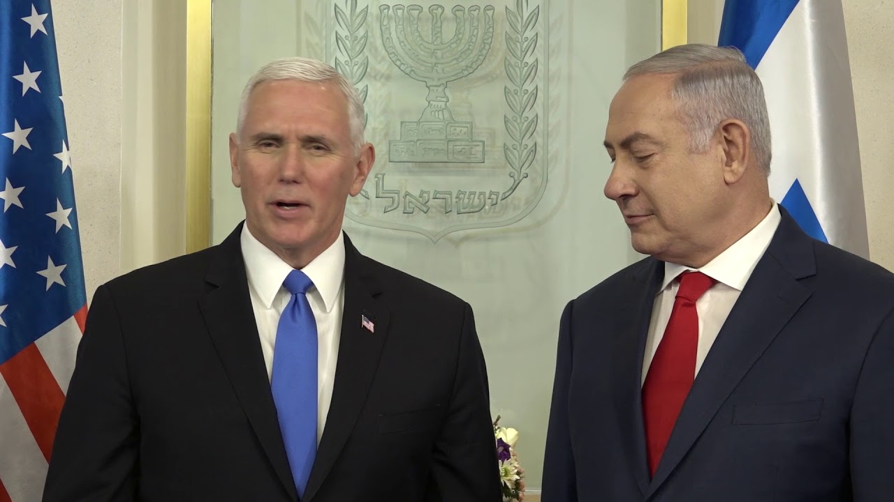 Vice President Pence meets Israeli Prime Minister Netanyahu - 22 Jan ...