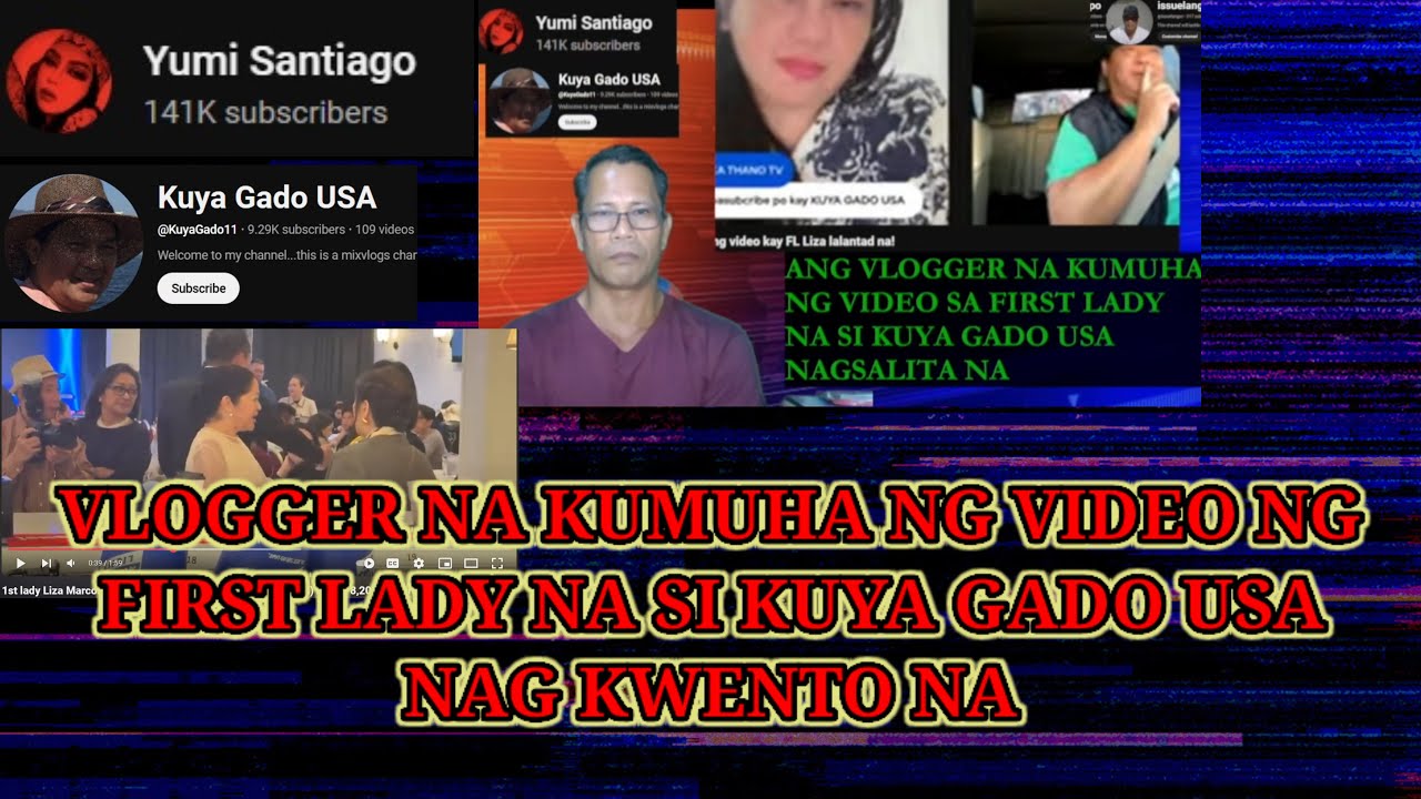 PATUNAY NA SI FIRST LADY AY NASA U.S.A. PA/ VLOGGER NA NAG VIDEO KAY F.L. NAGSALITA NA!!! - YouTube