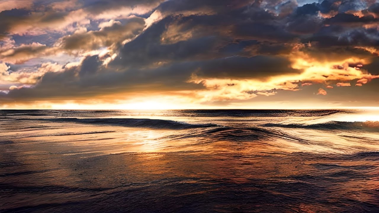 Gentle Wave Ambience - 1 Hour - For Sleep & Relaxation - YouTube