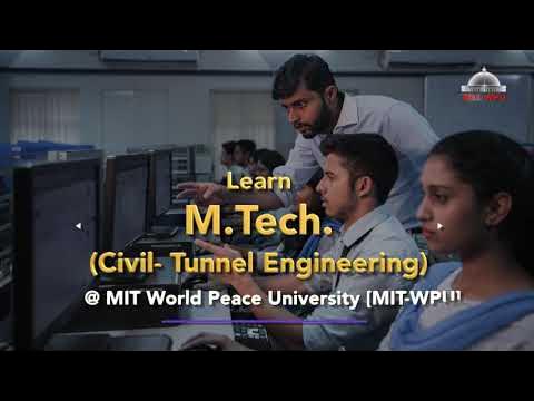 M. Tech Civil- Tunnel Engineering at MIT WPU - YouTube