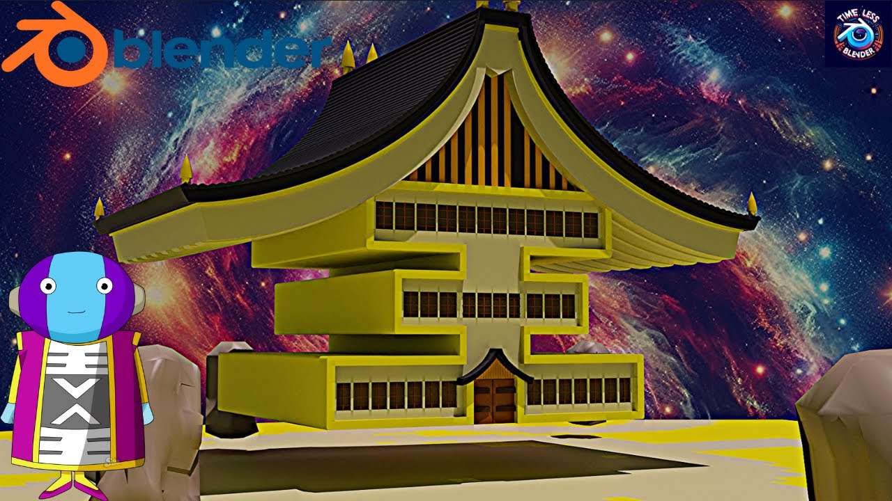 Made with Blender: Dragon Ball Super Grand Zeno’s Palace | Timelapse ...