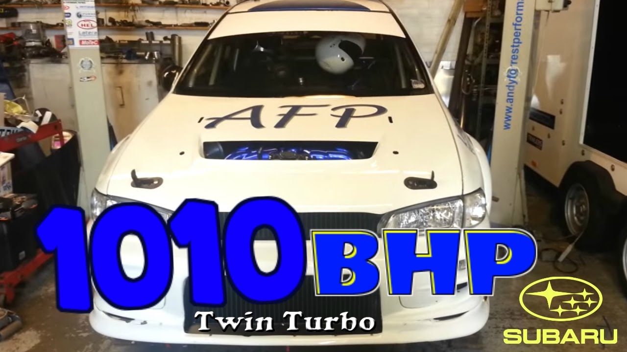 1010bhp Subaru Impreza RA Twin Turbo Andy Forrest - YouTube