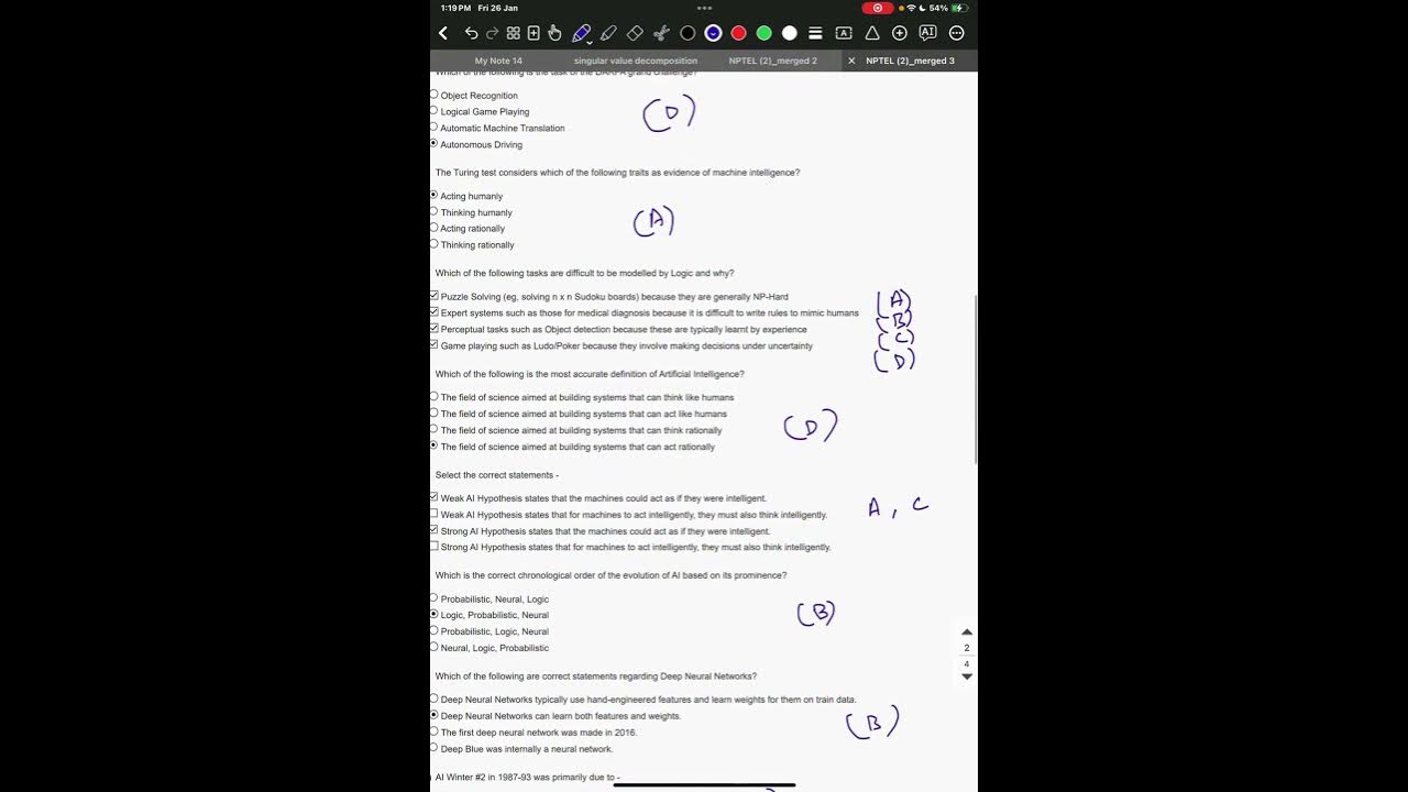 NPTEL AN INTRODUCTION TO ARTIFICIAL INTELLIGENCE WEEK 1 ASSIGNMENT SOLUTION #nptel2024 # ...