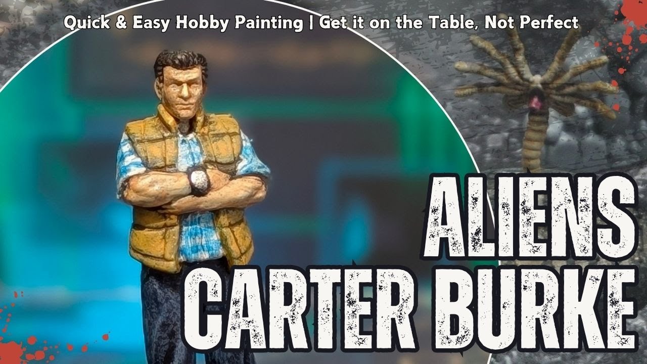 Carter Burke Lore & Miniature – Aliens Corporate Villain Painting - YouTube
